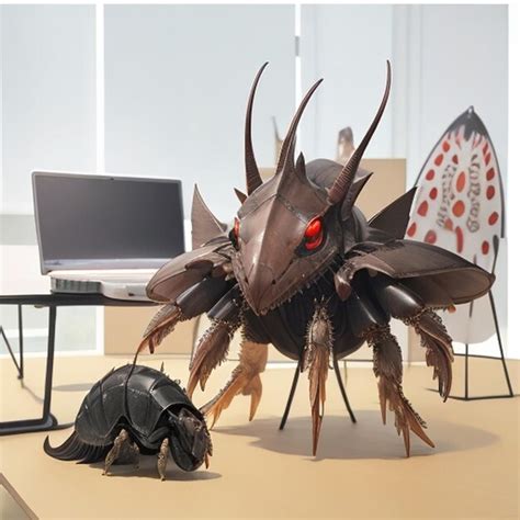 Premium Ai Image Exotic Insects Arthropod Red Cockroach