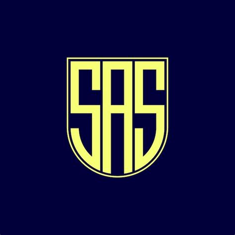 Premium Vector Sas Letter Logo Design