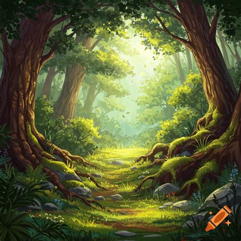 Forest On Craiyon