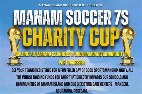Manam Soccer 7s Kicks Off To Support Island Book Project Nbc Png