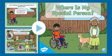 Where Is My Special Person Powerpoint Teacher Made