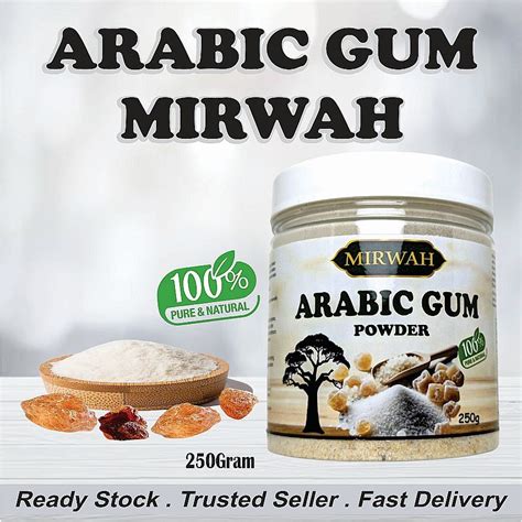 Arabic Gum Asli Serbuk Acacia Powder Original Premium Quality Mudah