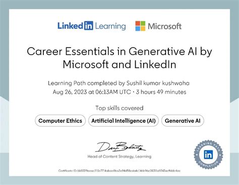 generativeai careeressentials alwayslearning sushil kumar kushwaha