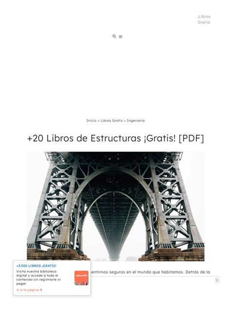 20 Libros De Estructuras ¡gratis Pdf Pdf Ingeniería Ingeniero Civil