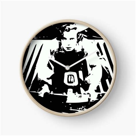 Buster Keaton Clock For Sale By Icarusismart Redbubble