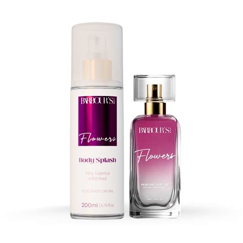 Kit Perfume De Cabelo E Body Splash Flowers