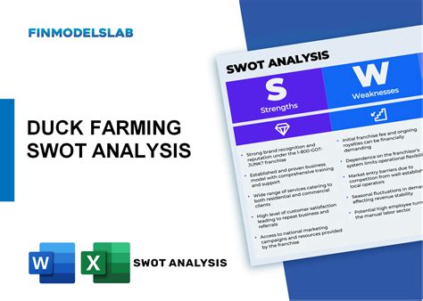 Duck Farming Swot Analysis 2025