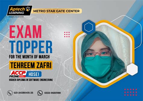 Exam Topper Hdse I March Aptech Metro Star Gate Facebook