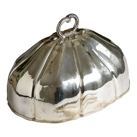 Massive Victorian 20 Sheffield Silver Plate Food Cover Chairish