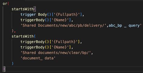 how to give the two folder paths in when a file is created or modified