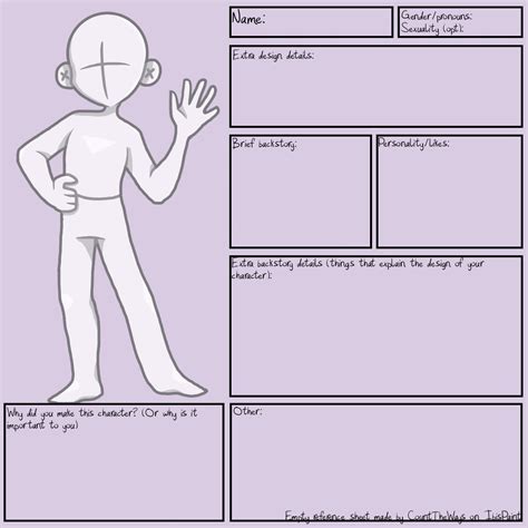 Free Oc Reference Sheet By Coun1theways On Deviantart