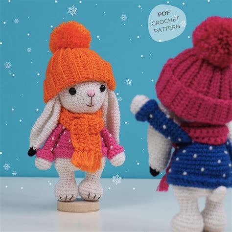 Bommel The Little Snow Bunny Crochet Pattern Pdf Download German And
