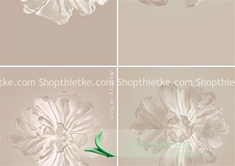 Bộ Backgound Hoa 3d Nghệ Thuật Ghép Ảnh Cưới Ảnh Chân Dung Psd