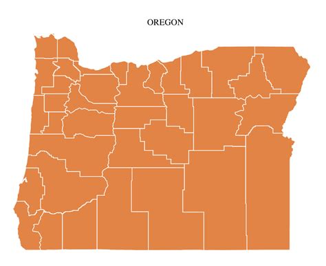 Oregon County Map 2025 Alice A Matthews