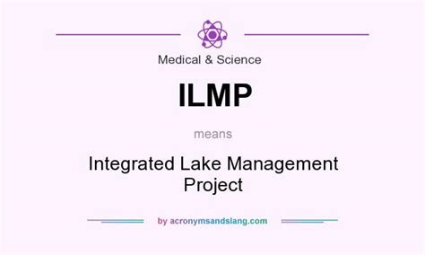 Ilmp Integrated Lake Management Project In Medical And Science By