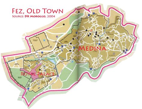 Maps Medina Fes Morocco