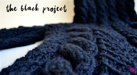 The Black Project Tejiendo Con Lana Negra Pearl Knitter