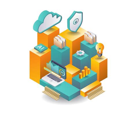 Cloud Computing Infrastructure For Data Analytics 47546508 Vector Art