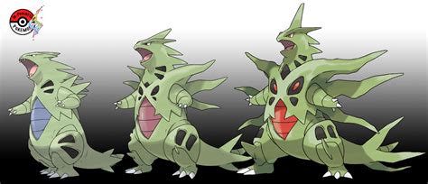 Larvitar Pupitar And Tyranitar
