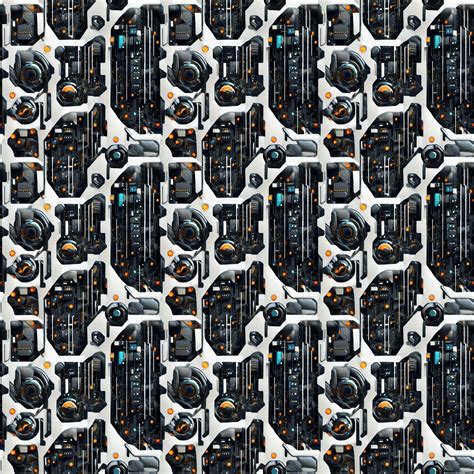 20 Seamless Sci Fi Patterns White Cover Texture Texture Cgtrader