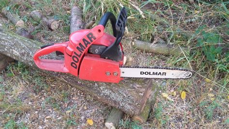 Dolmar Ps 34 Chainsaw Cutting Acacia Youtube