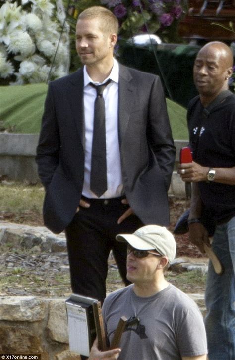 Vin Diesel At Paul Walker Funeral