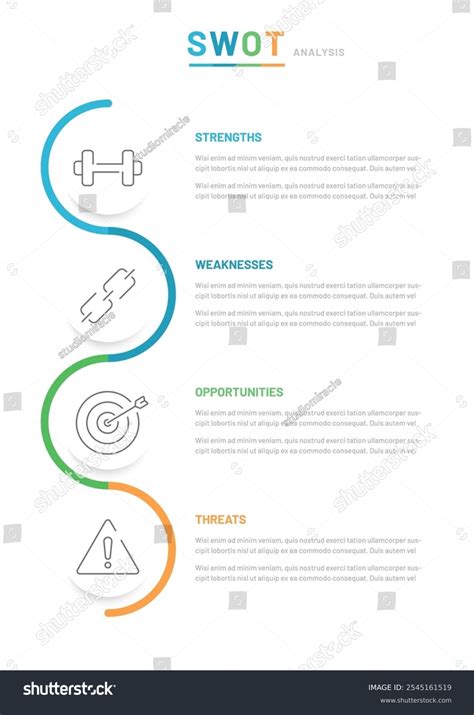 Editable Organisational Strategy Framework Over 5 Royalty Free