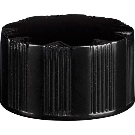 24mm 24 414 Black Phenolic Cap With Polycone Insert Polyseal®
