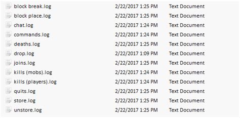 script advanced server log [custom] [chat commands chest