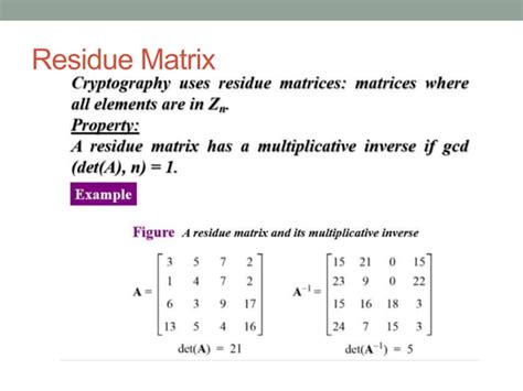 Euclid Algorithm And Congruence Matrix Pptx