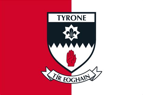 Tyrone County Crest Flag Flags Ireland Prospect Design
