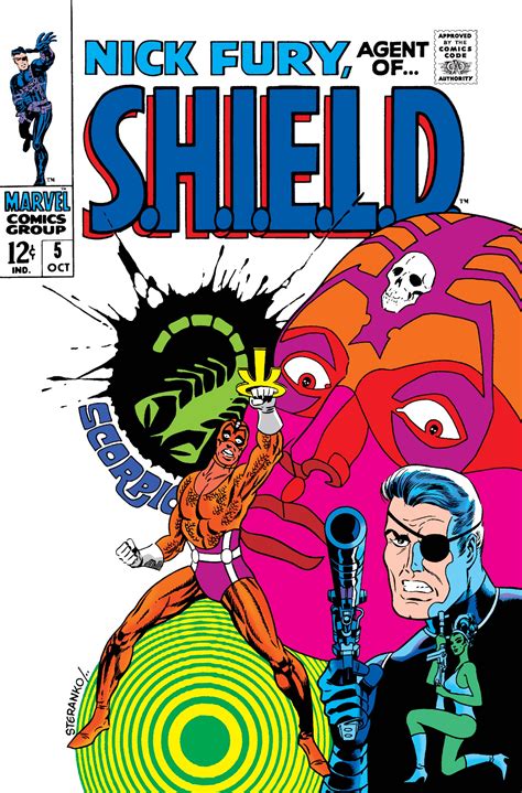 Nick Fury Agent Of Shield 1968 5 Comic Issues Marvel