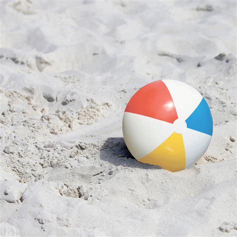 Inflatable 6 Panel Beach Ball 36 Multi Color Pool Central