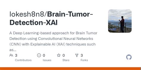 Github Lokesh8n8brain Tumor Detection Xai A Deep Learning Based