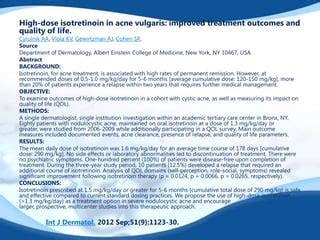 Isotretinoin In Acne Pptx