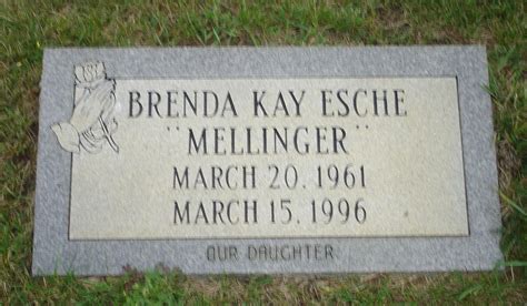 Brenda Kay Mellinger Esche 1961 1996 Mémorial Find A Grave