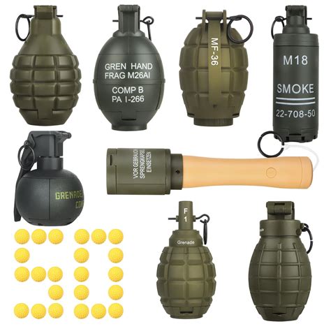 Tactical Toy Grenade For Cs Battle Game8pcs Fall Resistant