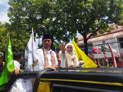 Pertama Pasangan Efendi Edo Siti Farida Resmi Daftar Cawalkot Cirebon Cireboners