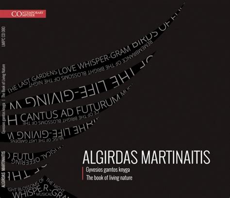 Algirdas Martinaitis Gyvosios Gamtos Knyga The Book Of Living
