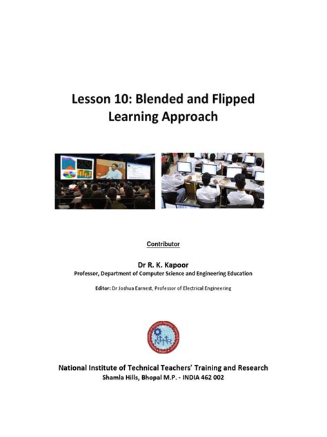 L10 Blended And Flipped Learning Approach Modified Pdf Learning Teachers