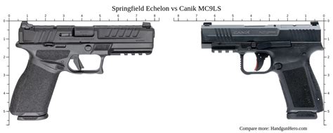 Springfield Echelon Vs Canik Mc9ls Size Comparison Handgun Hero