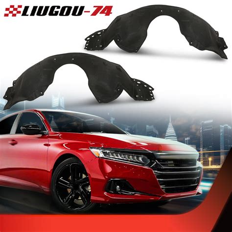 Front Driver And Passenger Side Fender Liner Set For 2018 2021 Honda