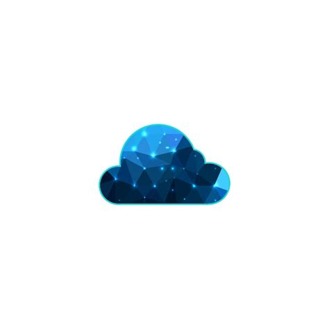 Premium Vector 3d Cloud Logo With White Background