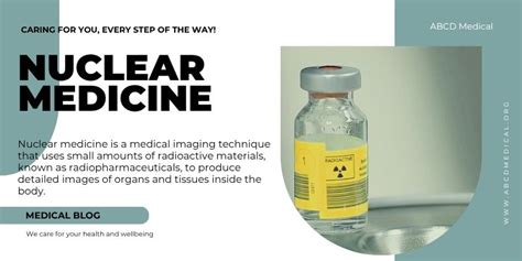 Nuclear Medicine Medical Imaging Technique Using Radiopharmaceuticals