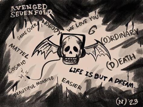 A7x Libad Art Avenged Sevenfold Pósters Arte