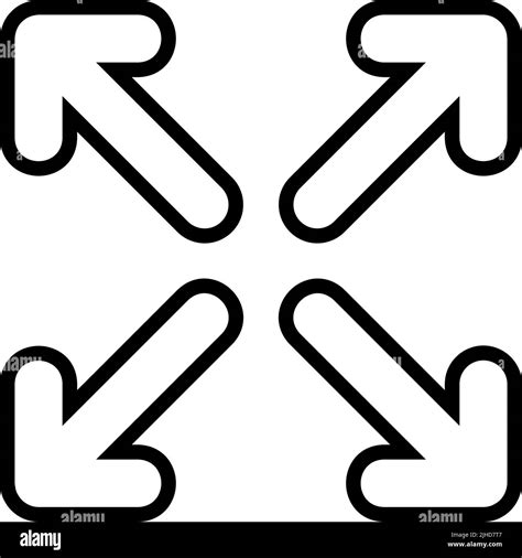 Basic Ui Maximize Stock Vector Image Art Alamy