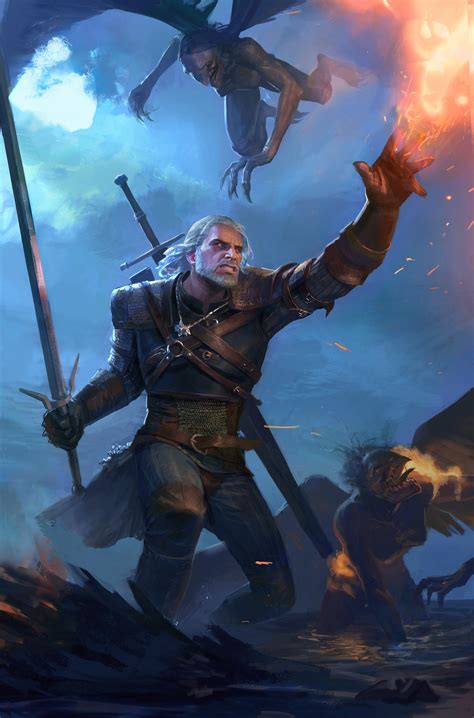 Pin by Rachel Franzen on Witcher art in 2019 | The witcher, The witcher ...