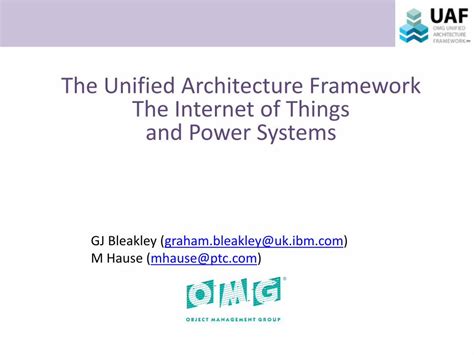 pdf the unified architecture framework the internet of …e le m e n ta