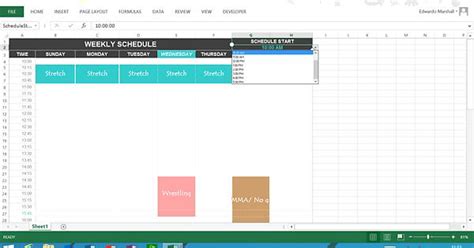 Excel Scedule Album On Imgur