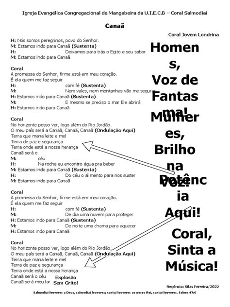 Canaã Letra Pdf